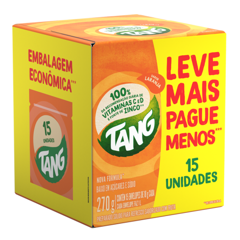 Refresco em Pó Tang Laranja 18g Leve + Pague - | Mr. Estoque | O Seu ...
