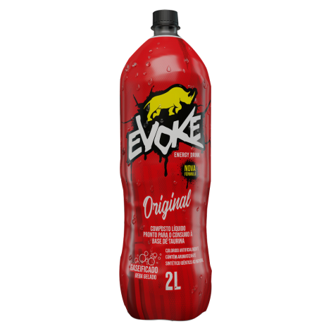 Bebida Energética Evoke Energy Drink Original Pet 2L - Caixa 6X2L | Mr ...