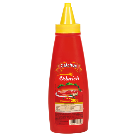 Ketchup Oderich Bisnaga 200g - Caixa 24X200g | Mr. Estoque | O Seu Atacado Online